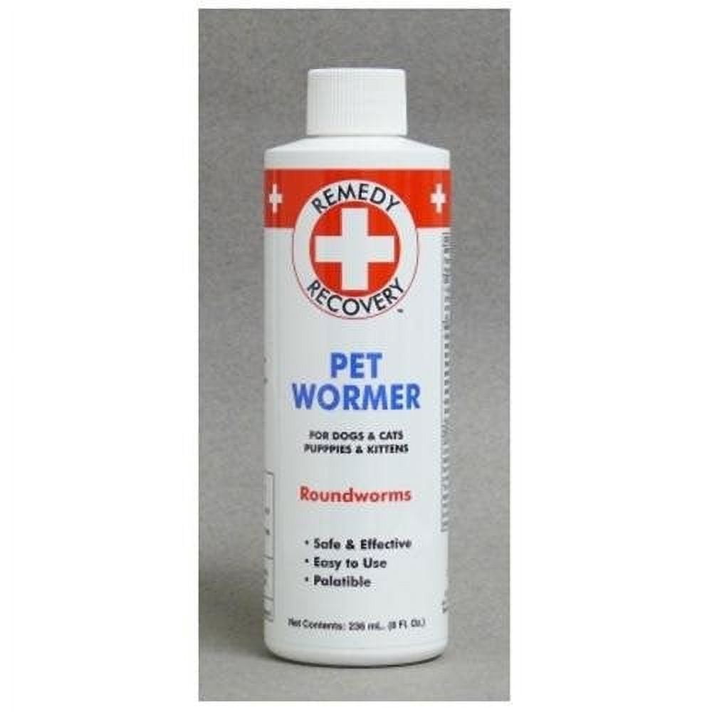 Cardinal Pet Care Remedy + Recovery Pet Wormer for Dogs & Cats, 8 Oz ...