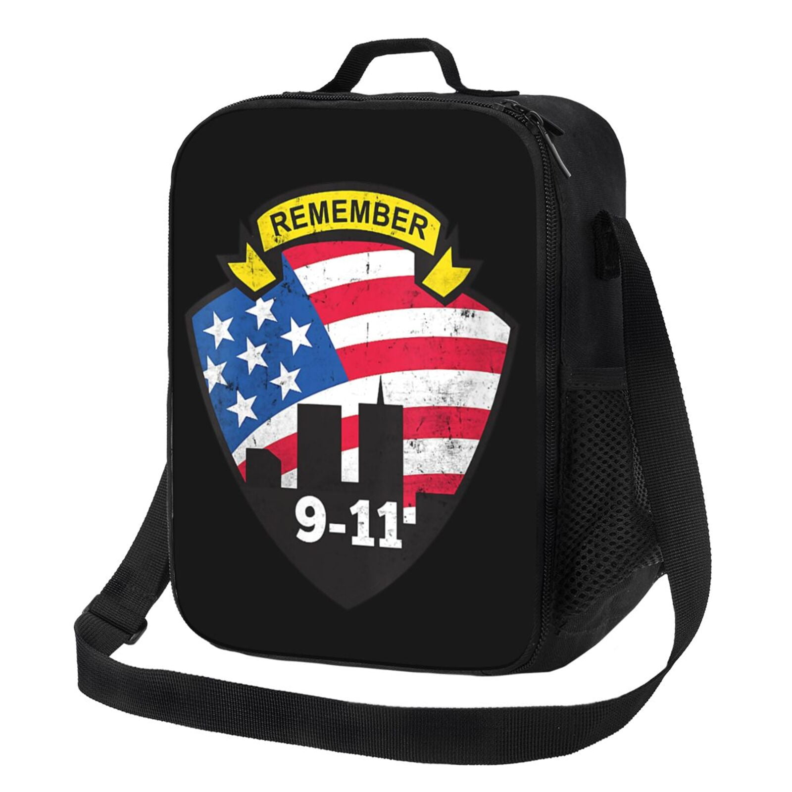 Remember 911 Never Forget Lunch Bag Insulated Lunch Box for Women Men ...