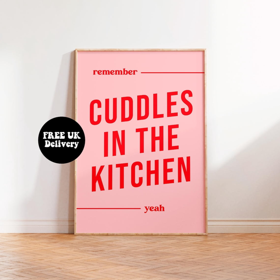 Remember Cuddles In The Kitchen Poster, Mardy Bum Inspired Lyrics ...