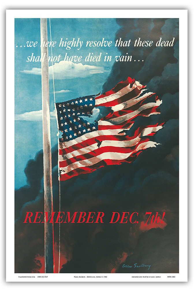 Remember December 7th - Japanese Attack on Pearl Harbor Honolulu Hawaii ...