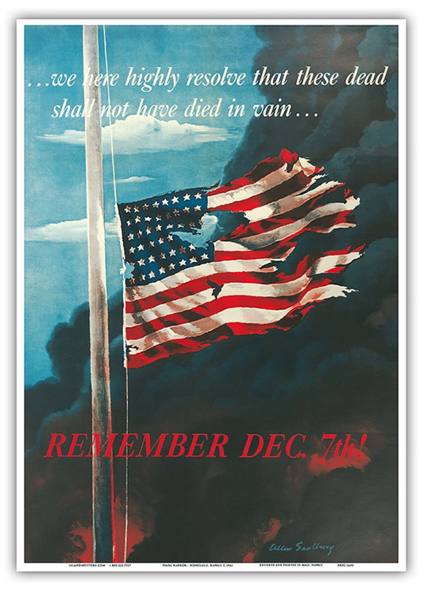 Remember December 7th - Japanese Attack on Pearl Harbor Honolulu Hawaii ...