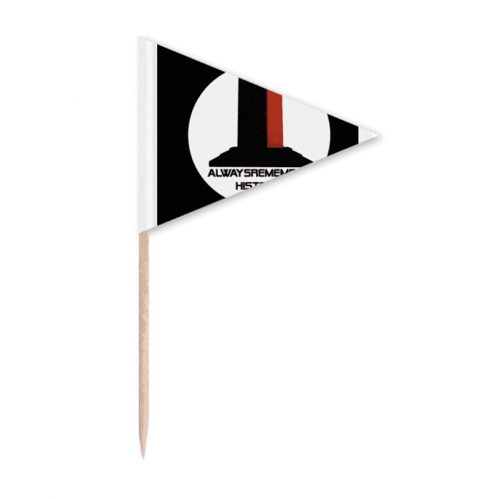 Remember Lessons History Art Deco Fashion Toothpick Triangle Cupcake ...