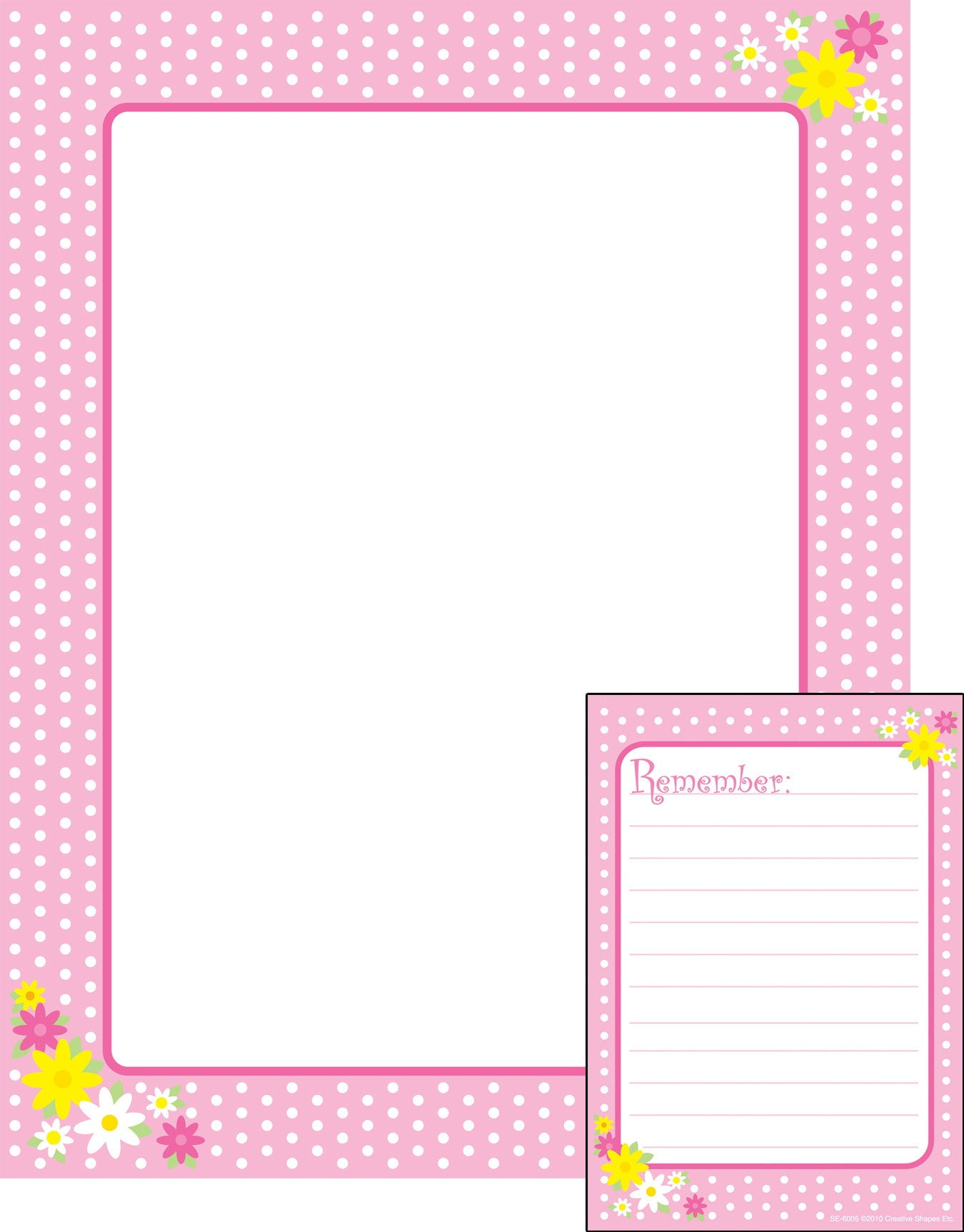 Remember Pink Polka Dots Notes and Quotes Writing Set - Walmart.com
