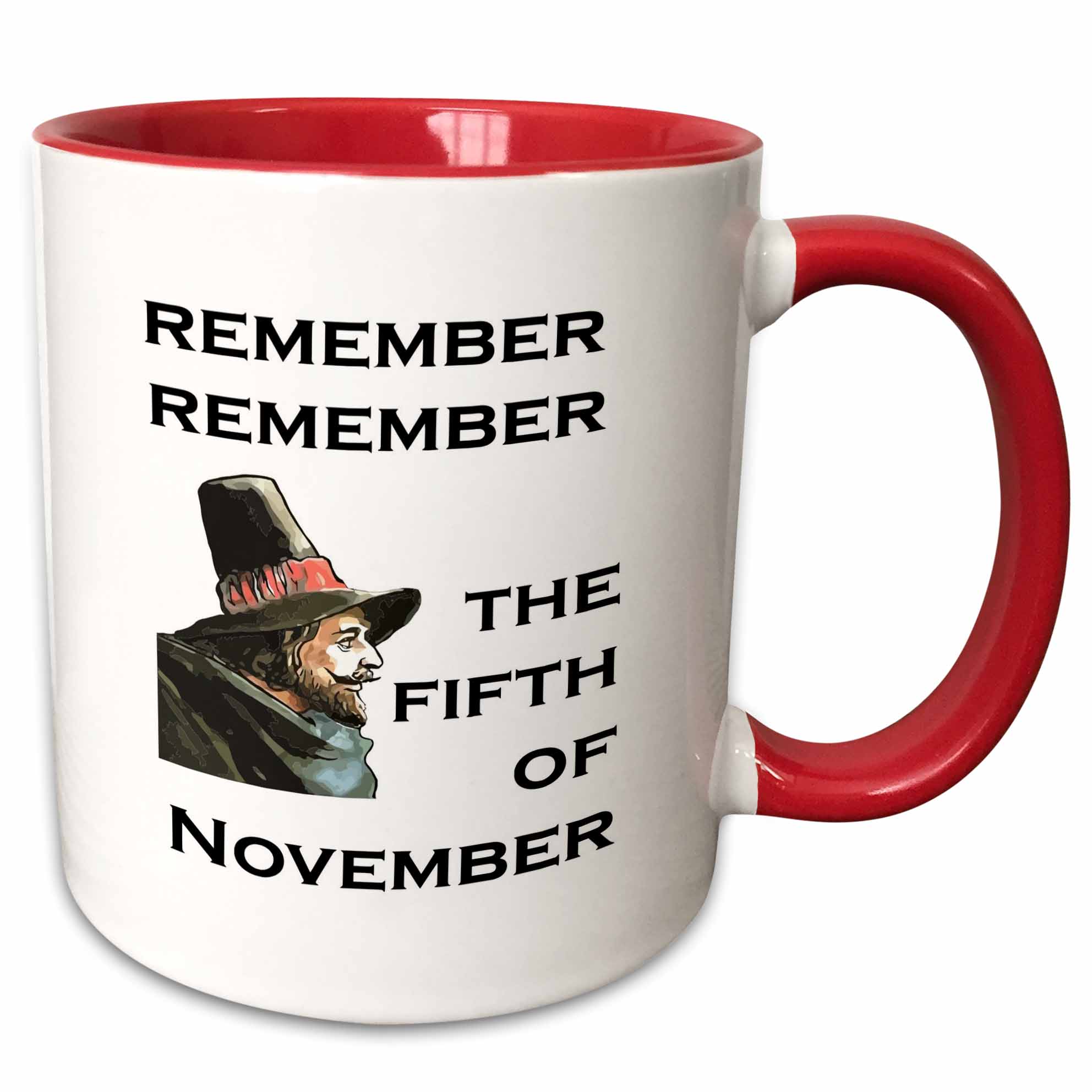 3drose, Remember Remember the Fifth of November Illustration, 11oz Two ...
