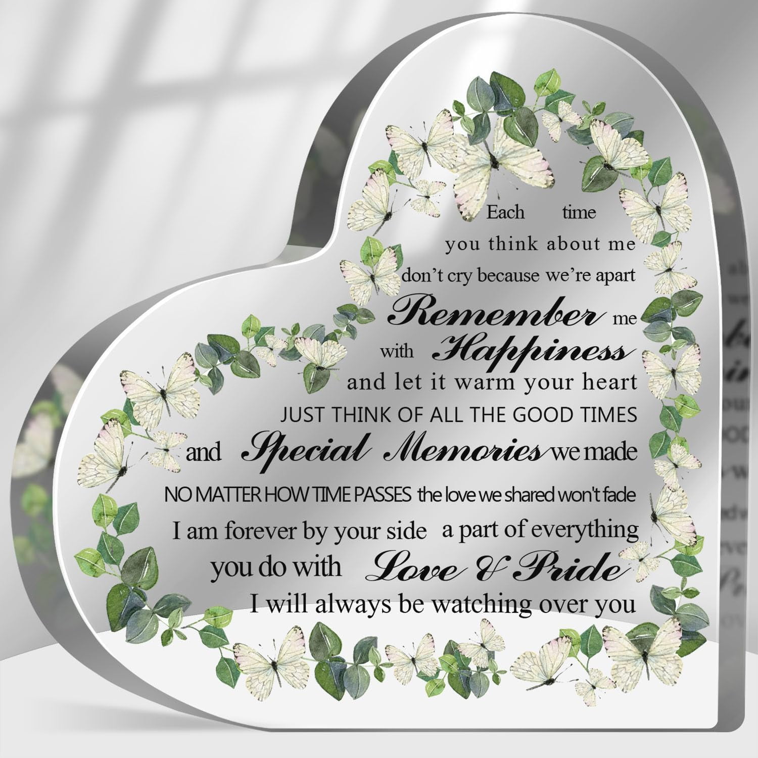 Remember Me Sign, Loss of Loved One Sympathy Gift, Memorial Gifts for ...