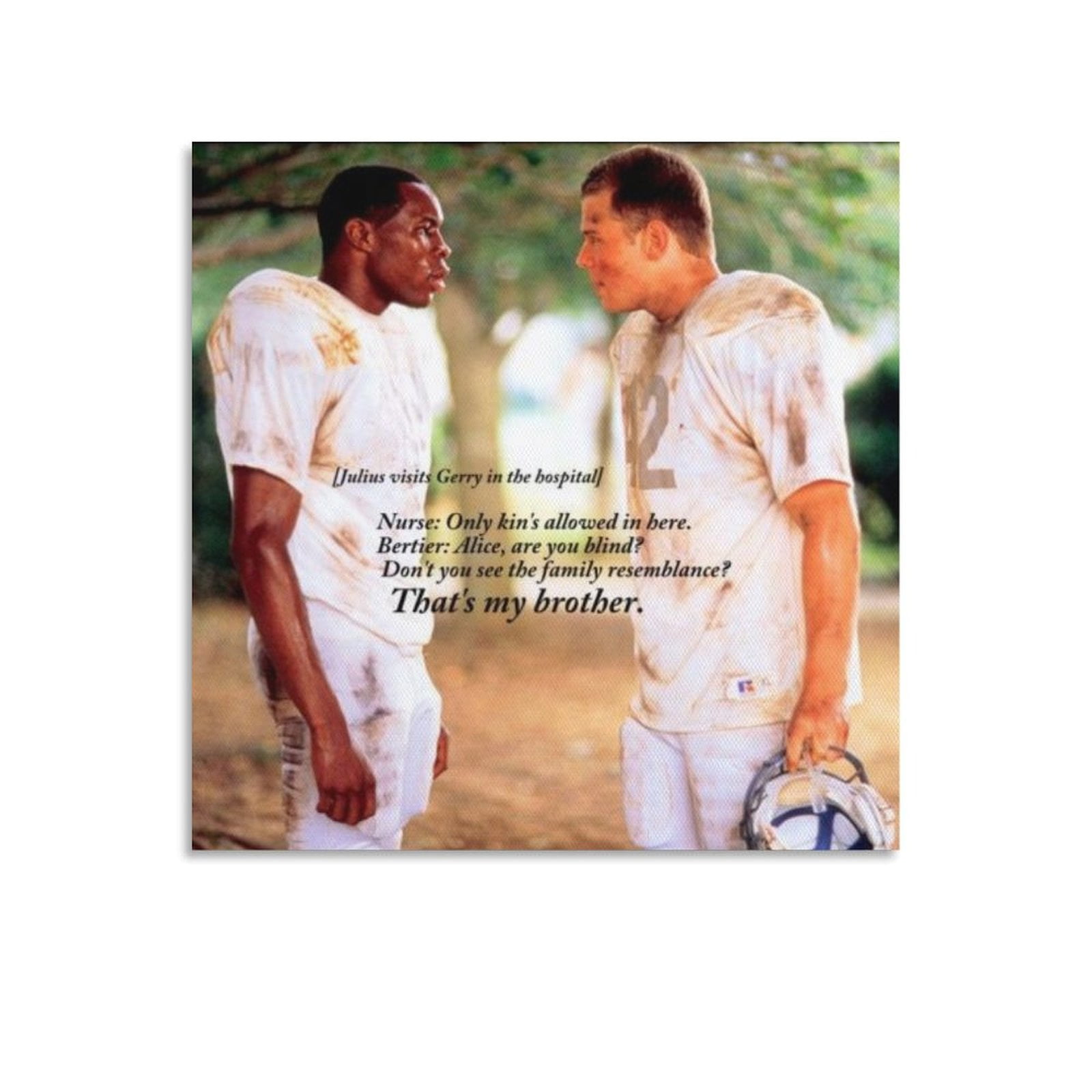 Remember The Titans Movie Poster (1) Painting On Canvas Wall Art Poster ...