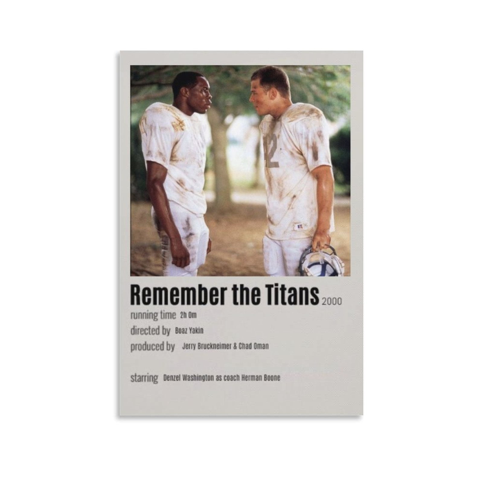 Remember The Titans Movie Poster (2) Picture Print Wall Art Poster ...