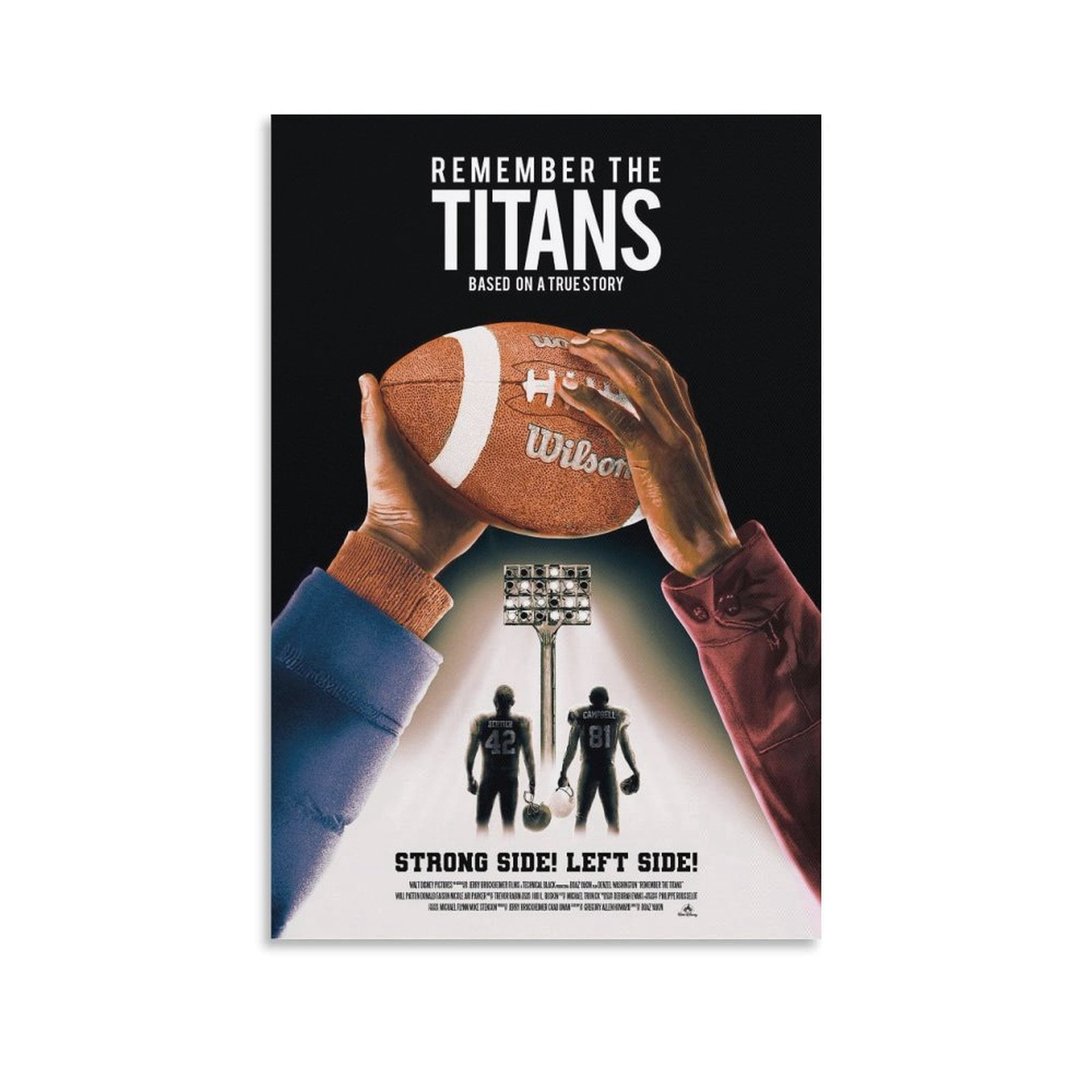 Remember The Titans Movie Poster (4) Artworks Canvas Poster Room ...