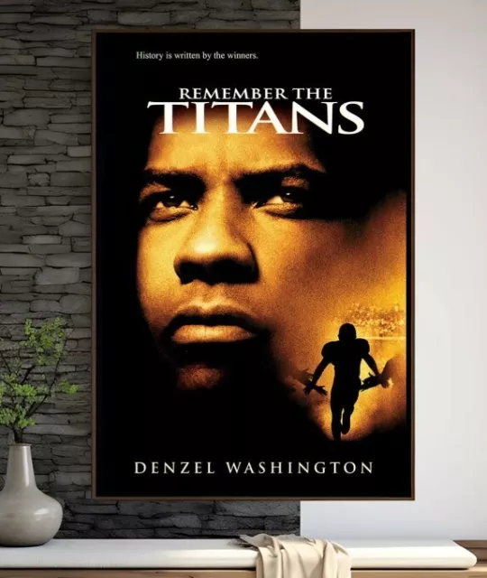 Remember The Titans Movie Poster, High Quality Print, Movie Art, Wall ...