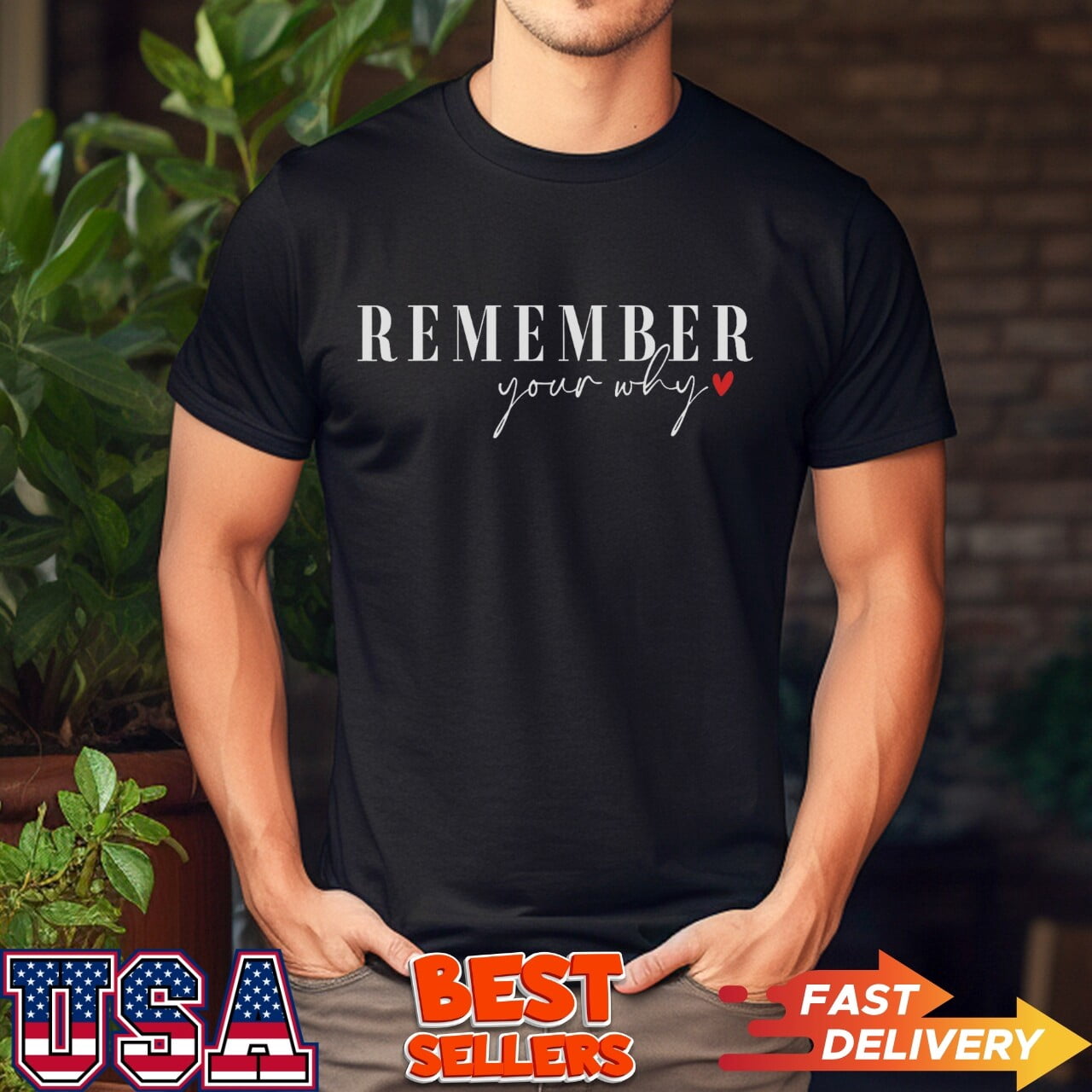 Remember Your Why Motivational T-Shirt - Walmart.com