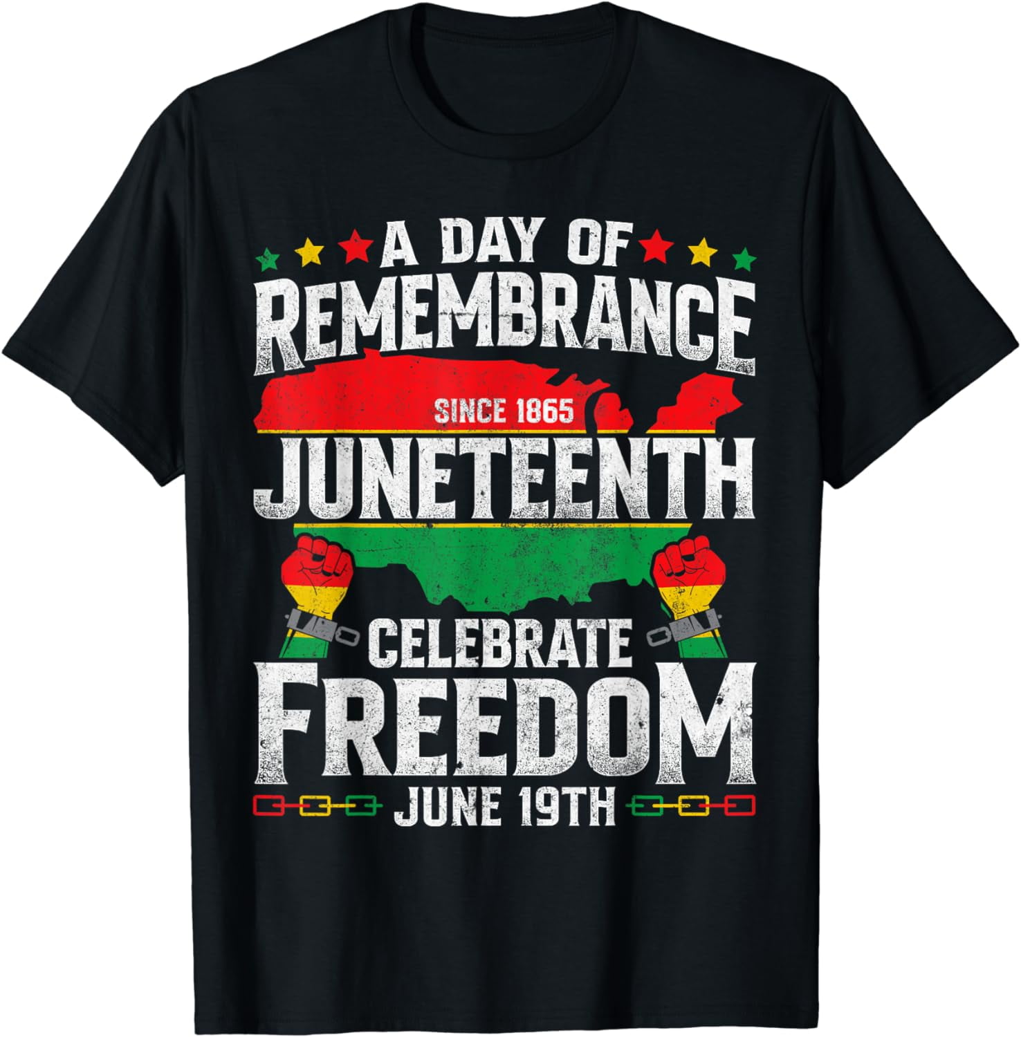 Remembrance Celebrate June_teeth Black History Pride T-Shirt - Walmart.com