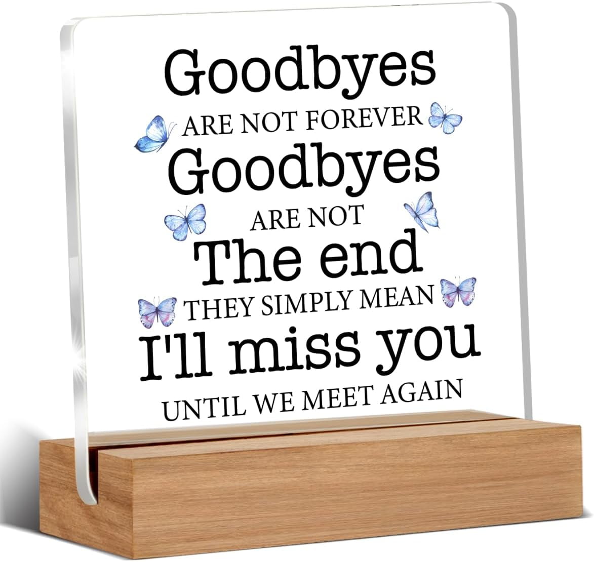 Remembrance Sympathy Gift for Loss of Loved One Butterflies Appear When ...