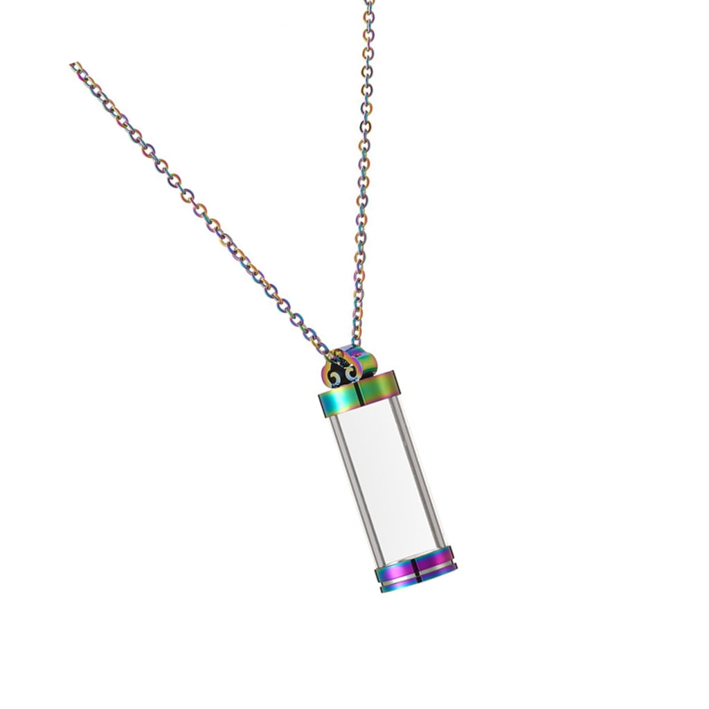 Remembrances Necklace Cremation Urn Pendant Keepsakes Jewelry for Pet ...