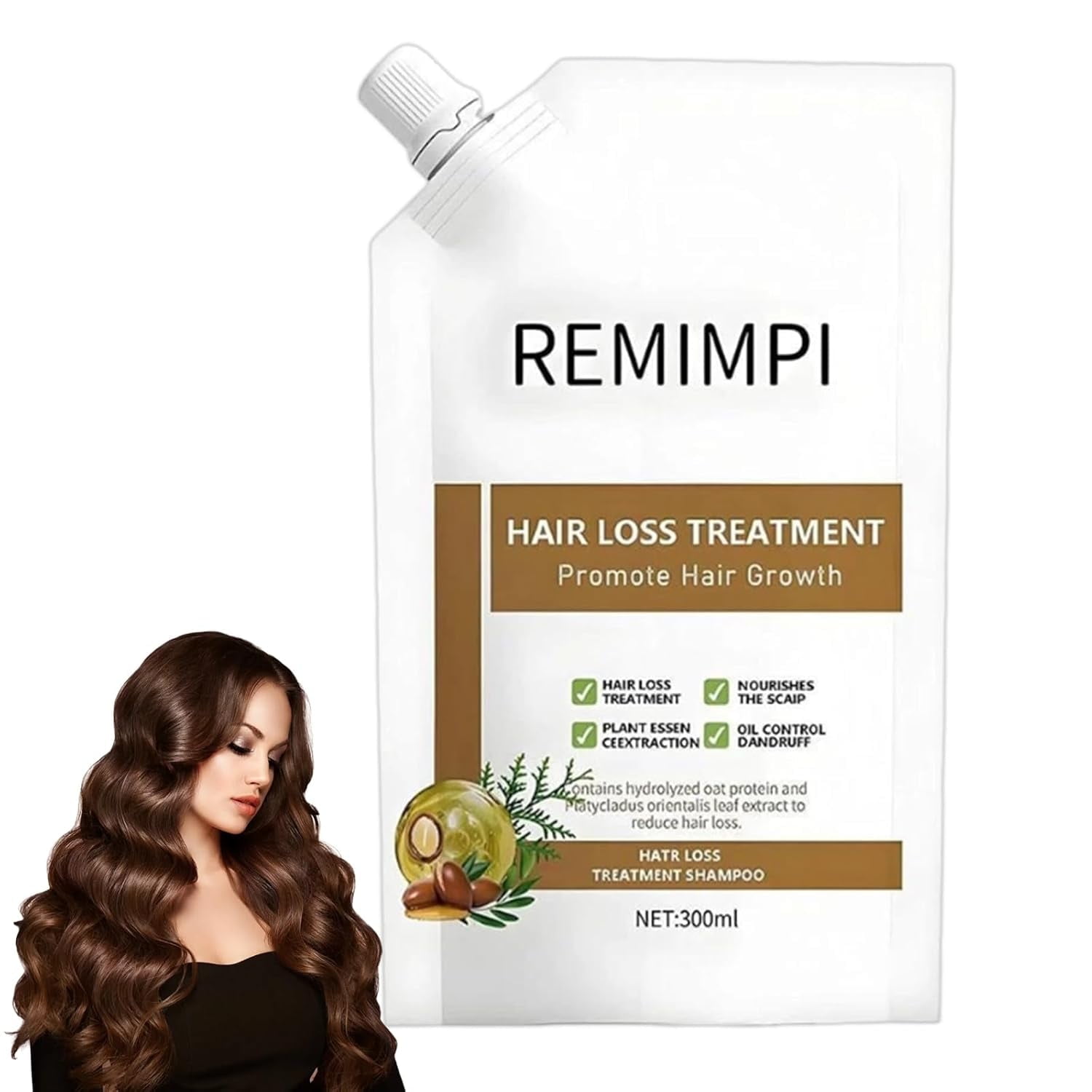 Remimpi Anti hair loss shampoo,Anti-hair Fall Promote Hair Growth Women ...