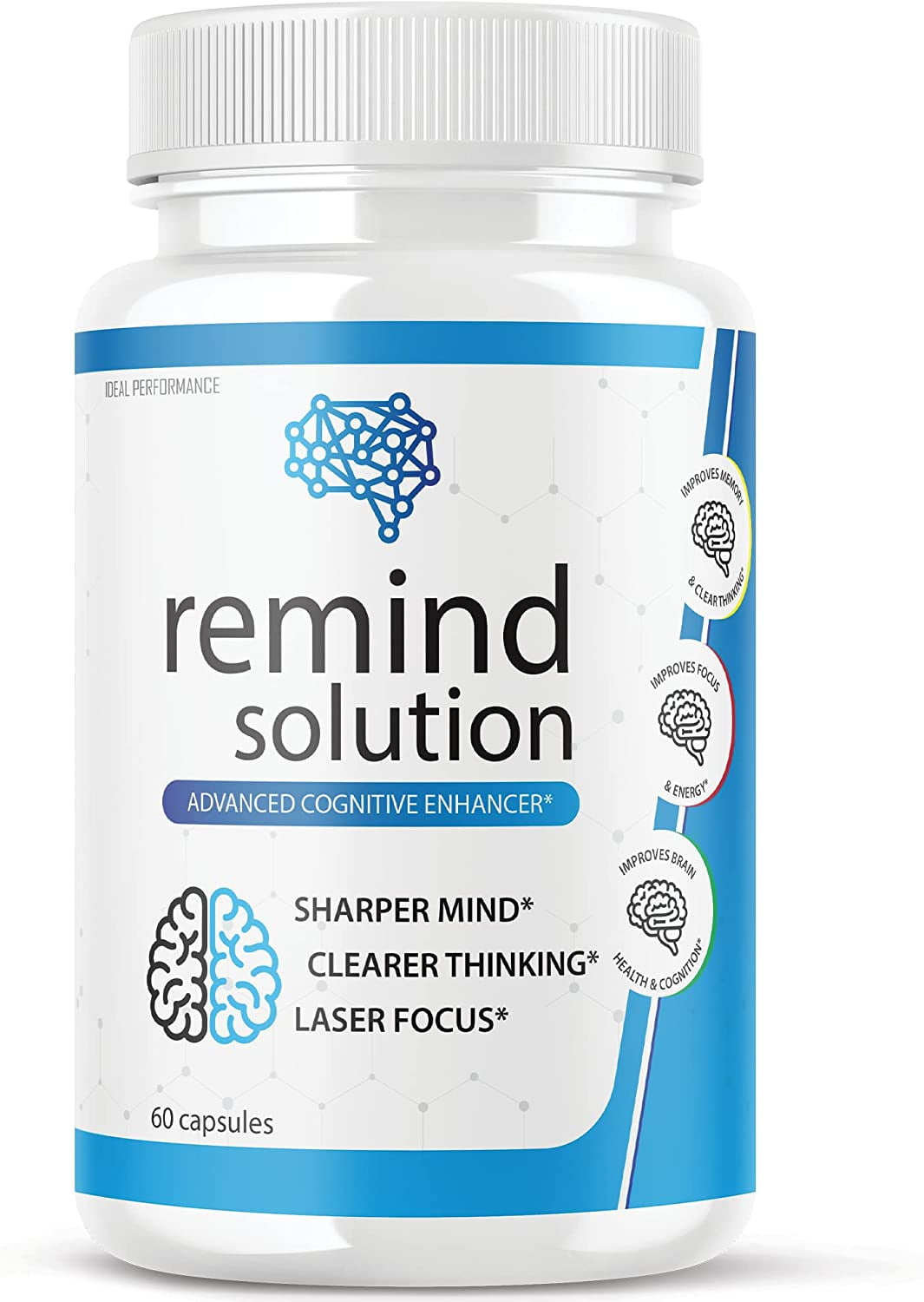 Remind Solution For Powerful Memory Support - 60 Capsules - Walmart.com