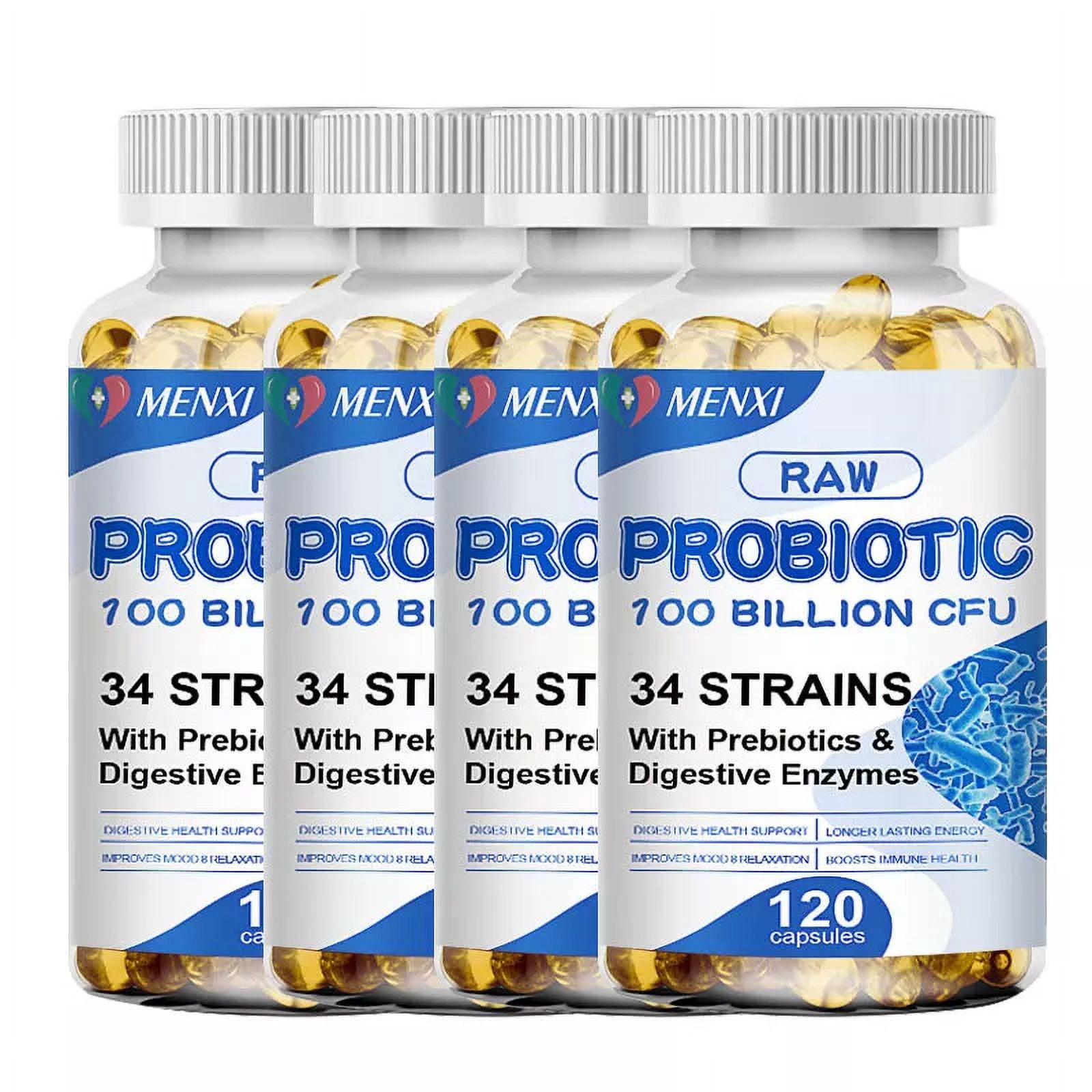 Remingo 100 Billion Probiotics CFU Potency Gut Health Probiotic ...