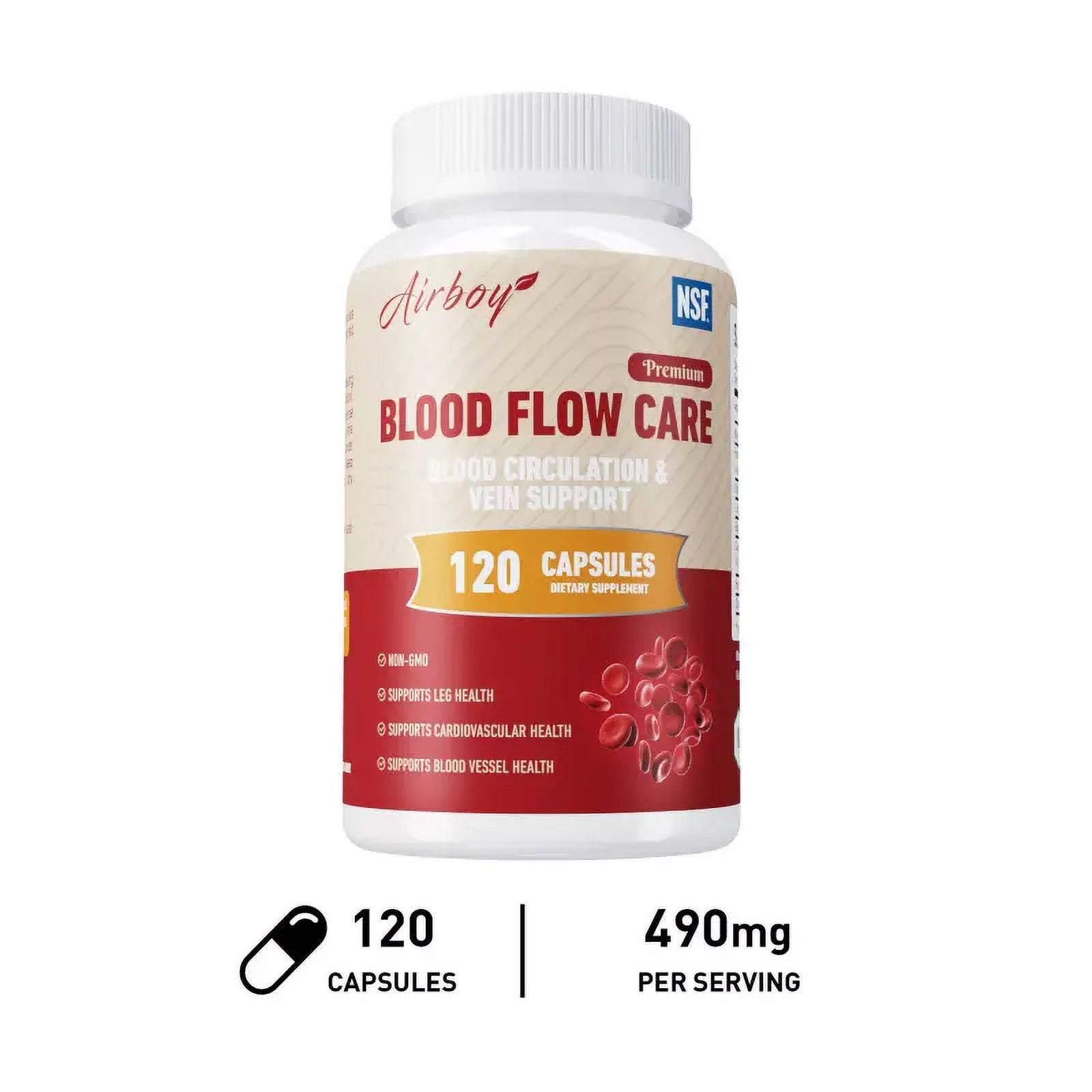 Remingo Blood Flow Care - Cardiovascular Health - with Hawthorn, Ginger ...