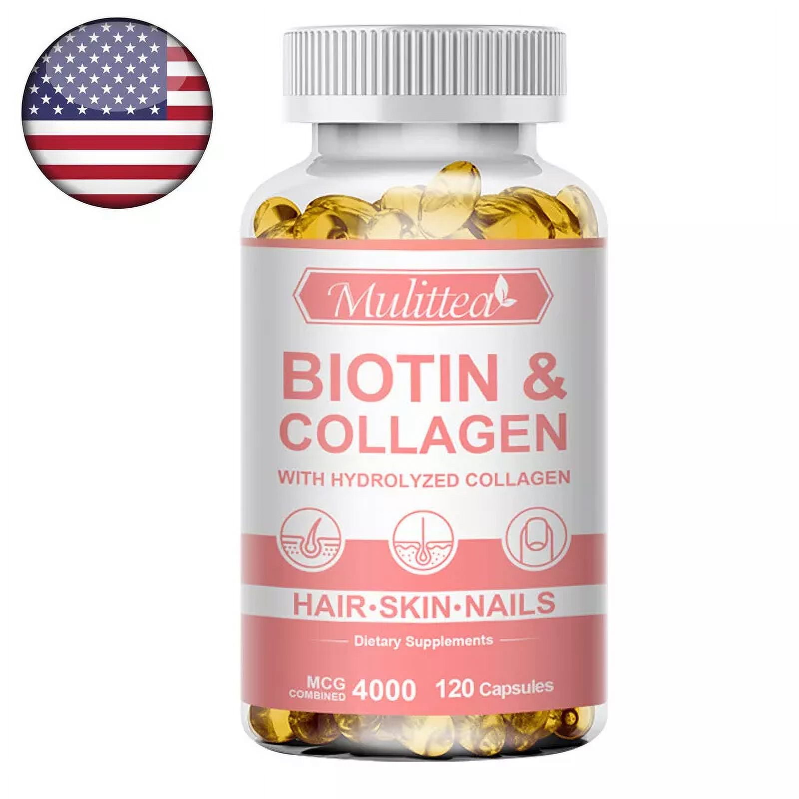 Remingo Collagen Vitamin Capsules With Biotin,Zinc for Hair, Skin ...