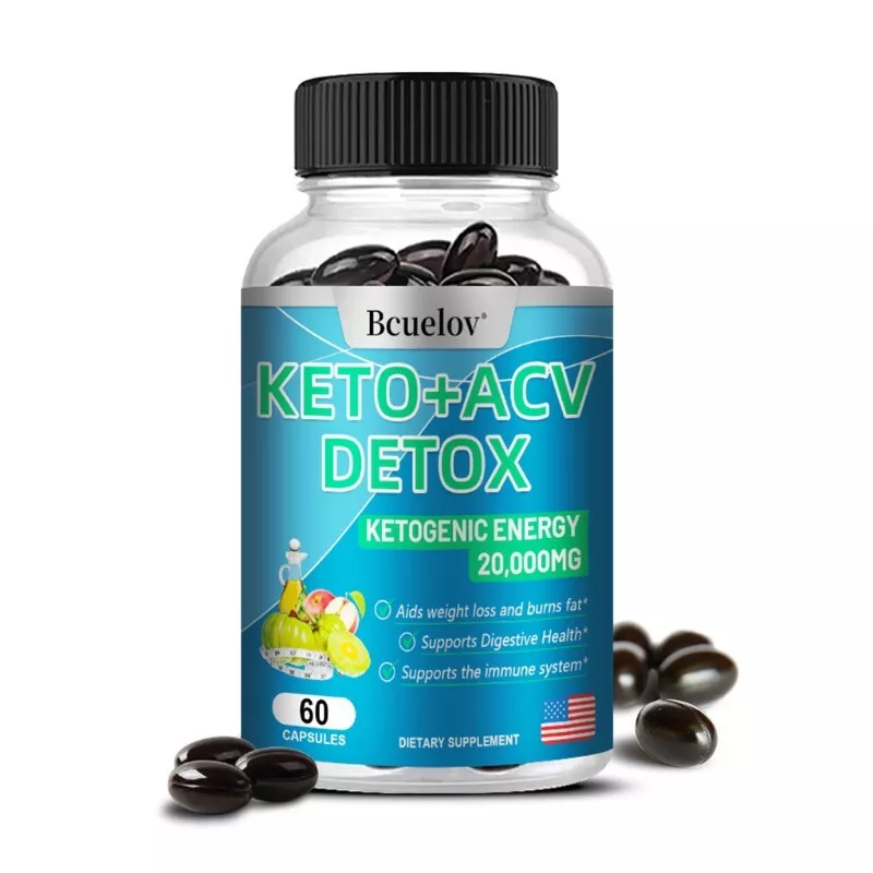 Remingo Keto+ACV Detox Slimming Capsules Apple Cider Vinegar ACV Weight ...