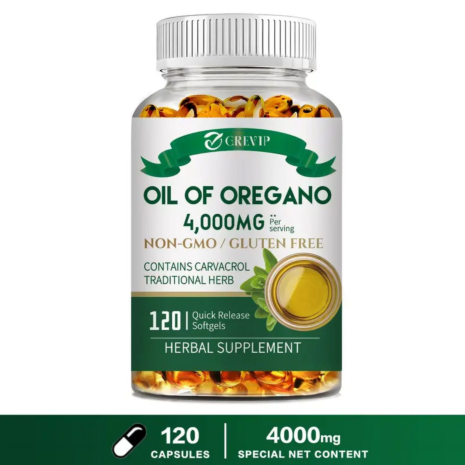 Remingo Oil of Oregano 4000mg - Heart, Digestive Health, Immune Support ...