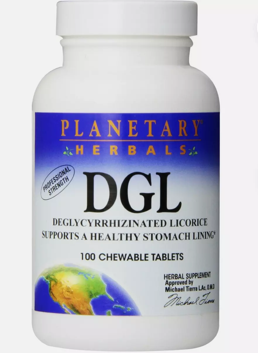 Remingo Planetary Herbals DGL Licorice Tablets, 100 Count 100 Count ...