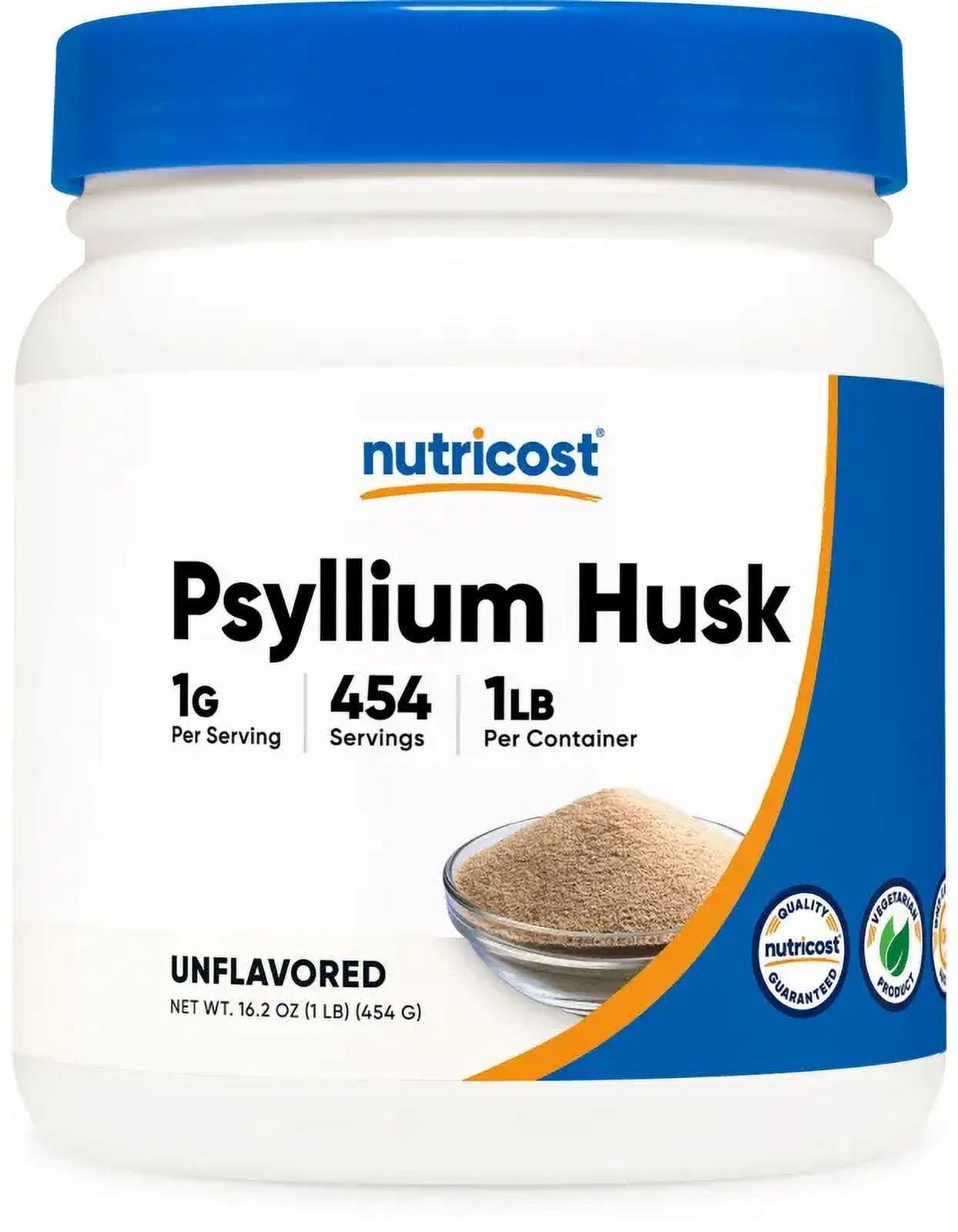 Remingo Psyllium Husk Ground Powder - 454g -Gluten Free and Non-GMO ...