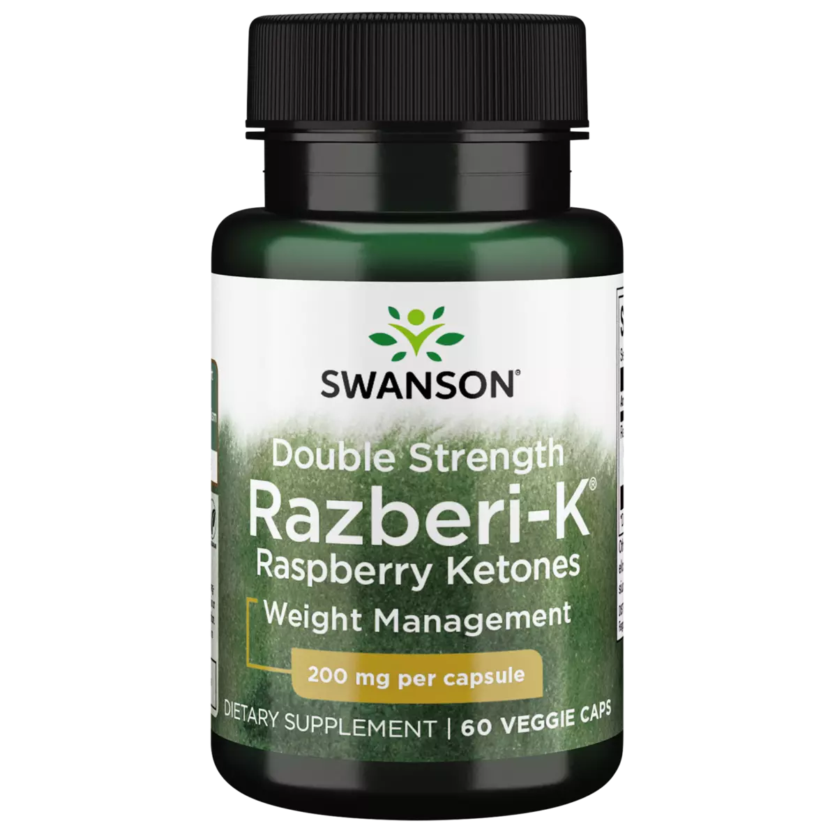 Remingo Swanson Double Strength Razberi-K Raspberry Ketones 200 mg 60 Veggie Capsules # Catalogs ...