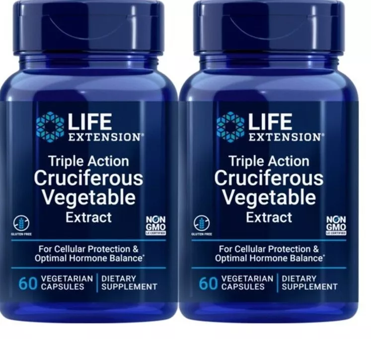 Remingo Triple Action Cruciferous Vegetable Extract, 2X60 Veg Caps Life ...