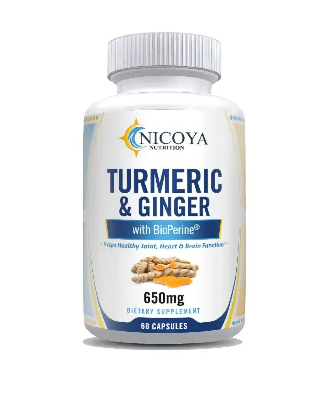 Remingo Turmeric Curcumin & Ginger- Joint Pain, Energy, Mood Booster ...