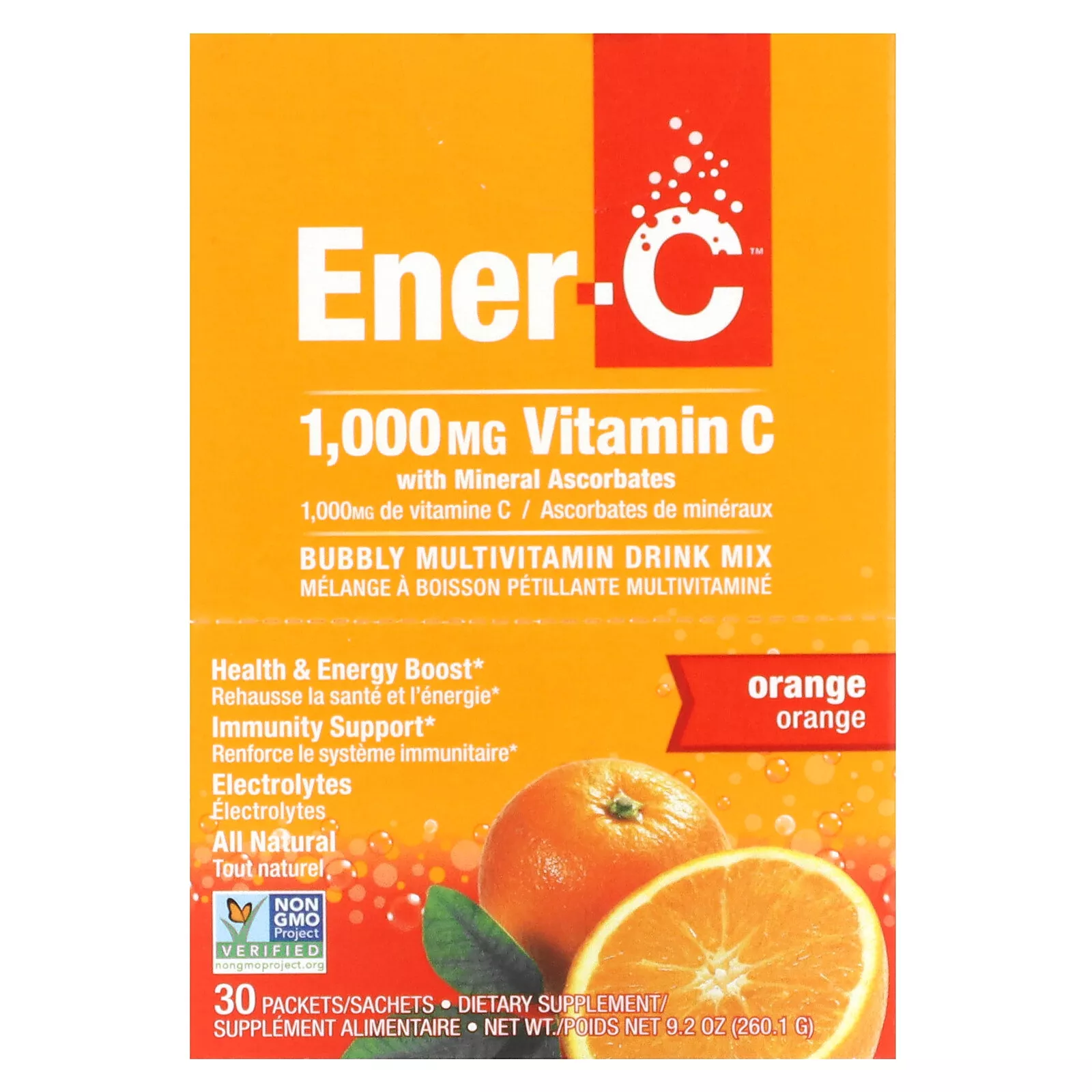 Remingo Vitamin C, Multivitamin Drink Mix, Orange, 1,000 mg, 30 Packets ...