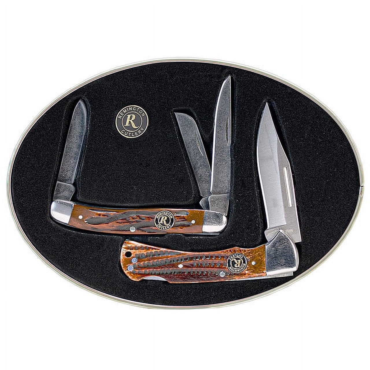 Remington American Tradition 2-Knife Set, Hunting Folding Pocket Knives ...