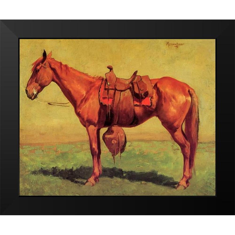 Remington, Frederic 18x15 Black Modern Framed Museum Art Print Titled ...