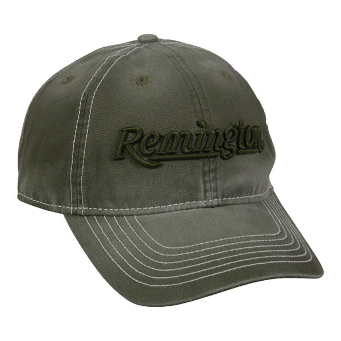 Remington Mens Low Crown Logo Hat Olive - Walmart.com