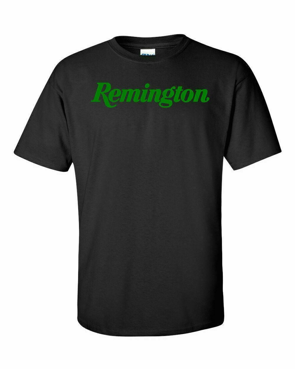 Remington Script Green Logo T-Shirt 2nd Amendment Pro Gun Brand Rifle ...