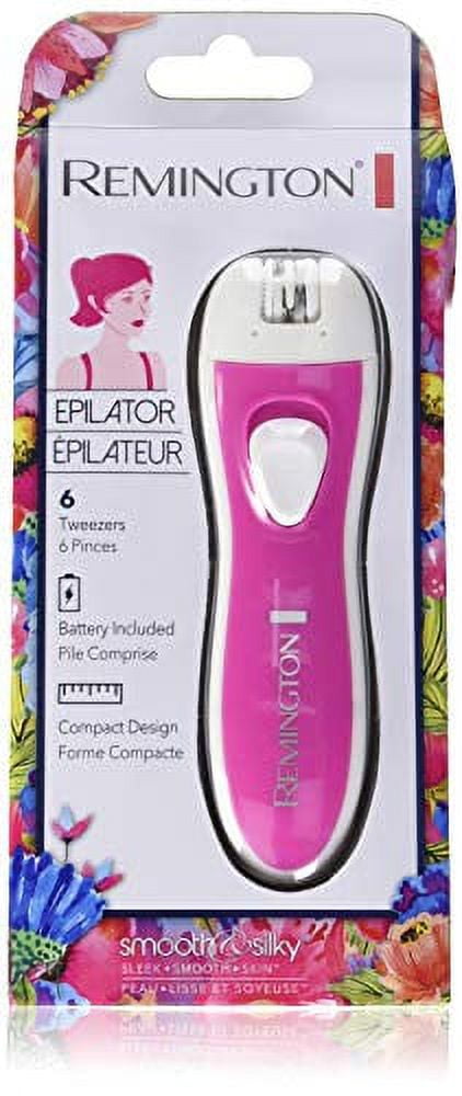 Remington Smooth & Silky Facial Epilator, Pink - Walmart.com