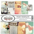 Reminisce Collection Kit 12"X12"-Modern Wedding, 8 Papers & Stickers ...