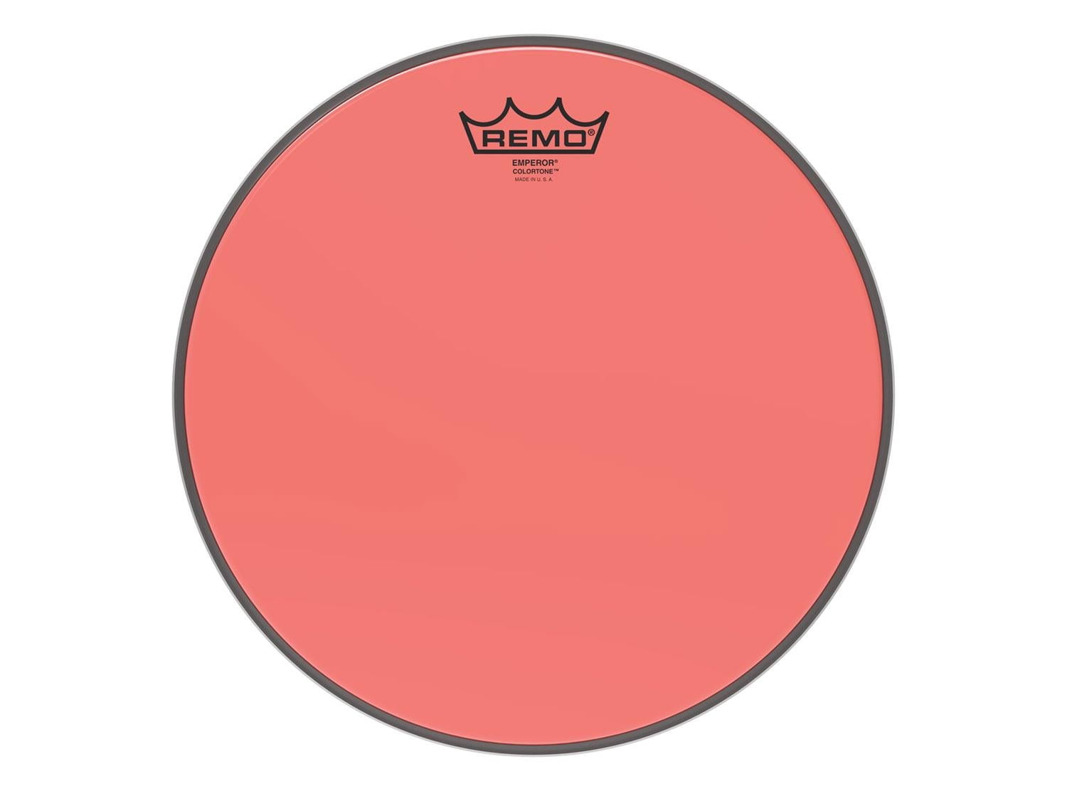 Remo 12 in. Emperor Colortone Tom Drumhead, Red - Walmart.com
