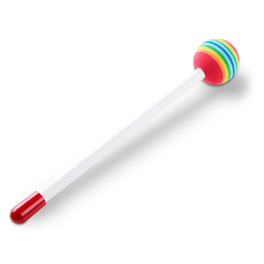 Remo - HK-1225-08- - Mallet, Rainbow, 3/8" X 8", White Plastic Handle ...