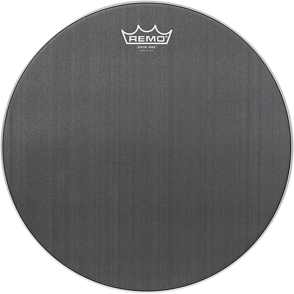 Remo Drum Heads 3701767 14 in. Suede Max Drumhead, Black - Walmart.com