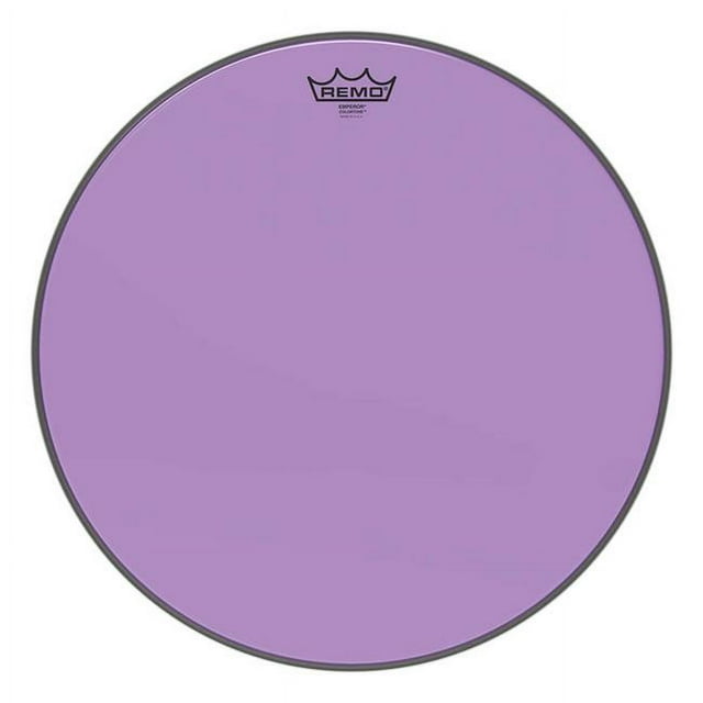Remo Drum Heads 18 in. Emperor Colortone Tom Batter Drumhead, Purple ...