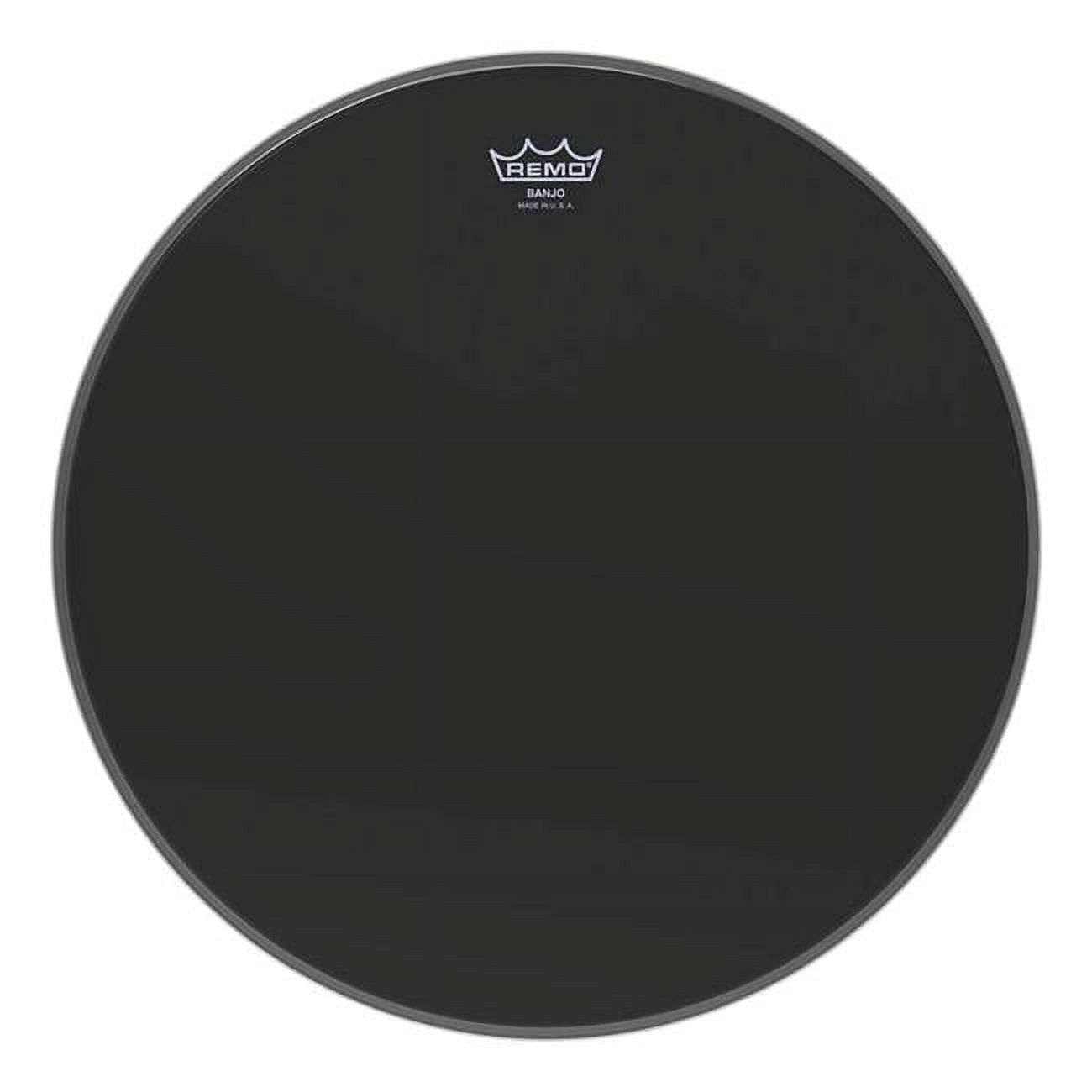 Remo Drum Heads 3700318 11 in. Dia. Banjo Head with Ebony Low Collar ...