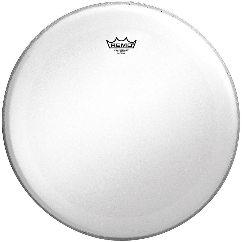 Remo Drum Heads 3701424 15 in. Dia. Batter & Powerstroke 4, Coated Drum ...