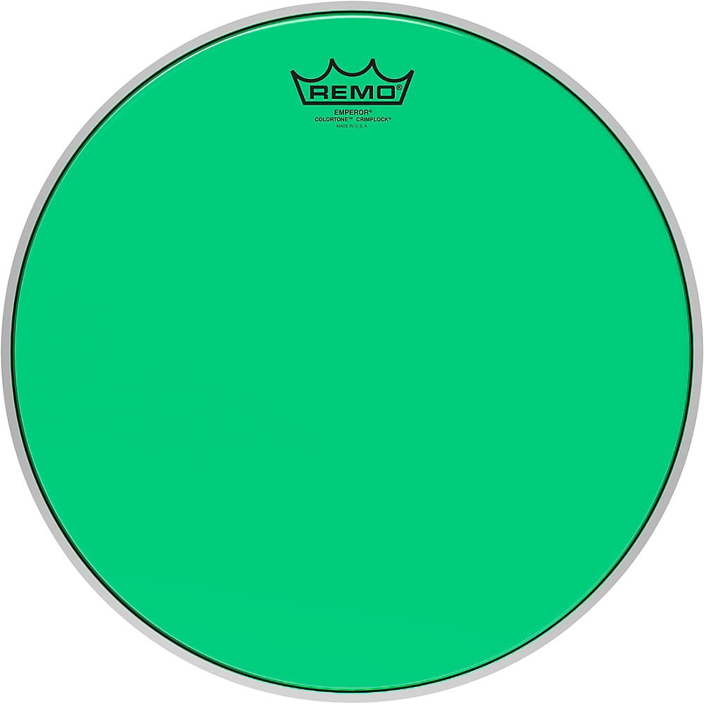 Remo Emperor Colortone Crimplock Green Tenor Drum Head 12 in. - Walmart.com