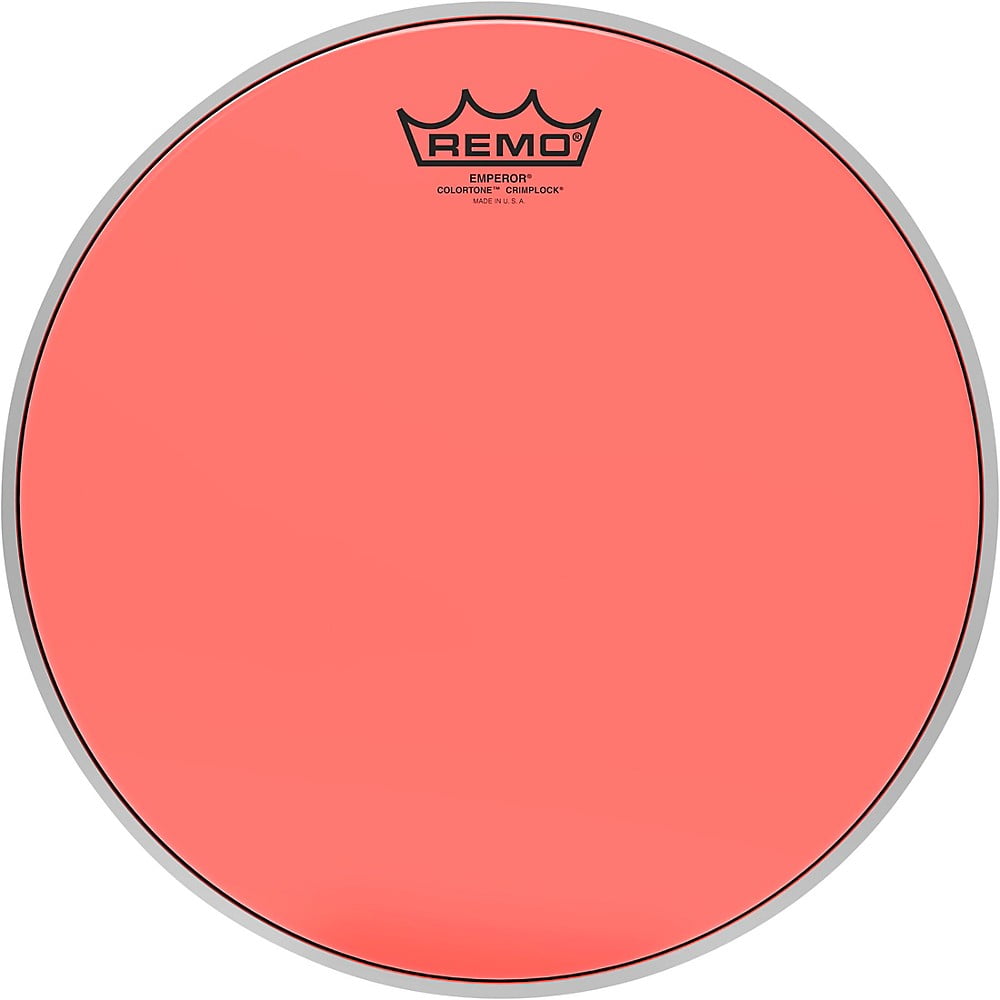 Remo Emperor Colortone Crimplock Red Tenor Drum Head 13 in. - Walmart.com