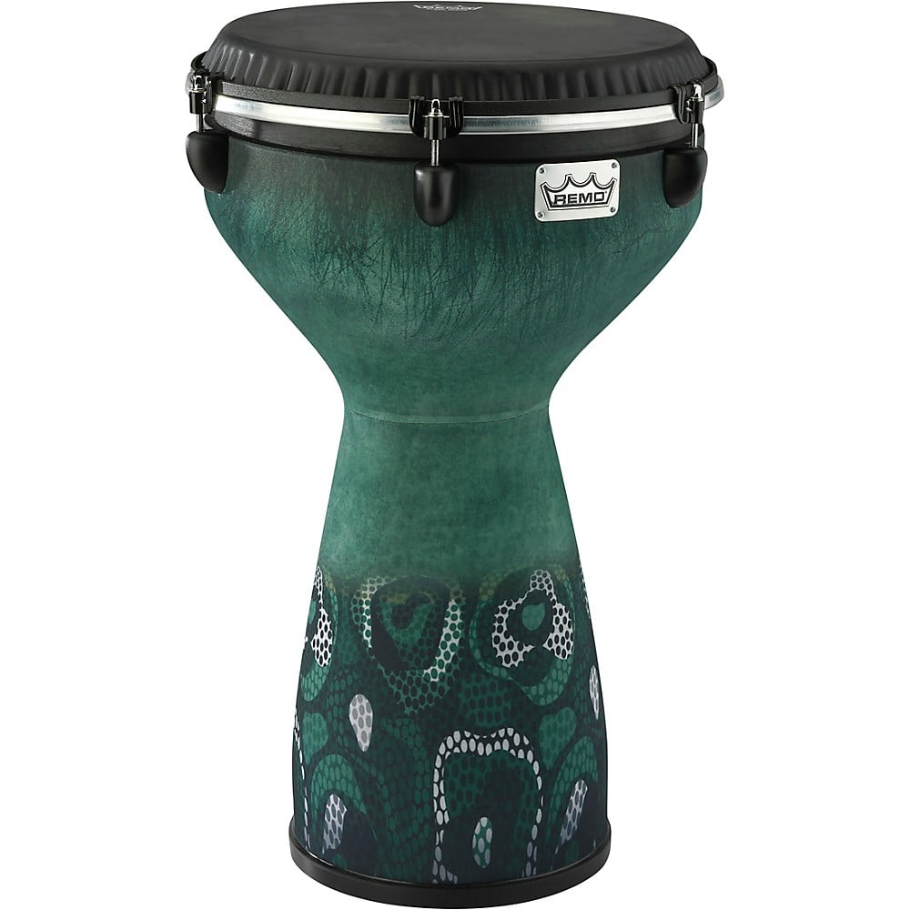 Remo Flareout Djembe Drum, Everglade Green, 13" 13 in. Everglade Green ...