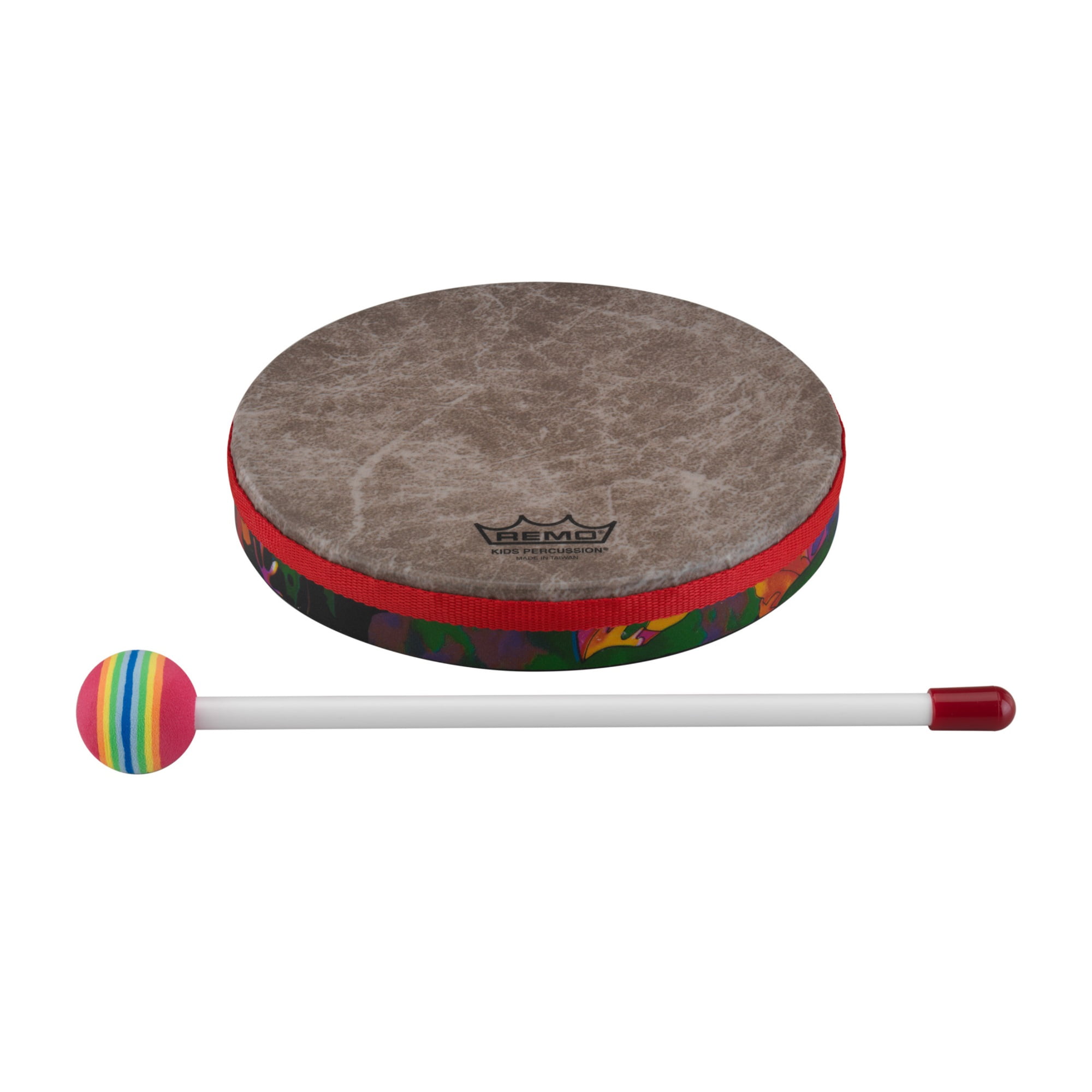 KIDS PERC FRAME DRUM 8" FABRIC RAIN FOREST - Walmart.com