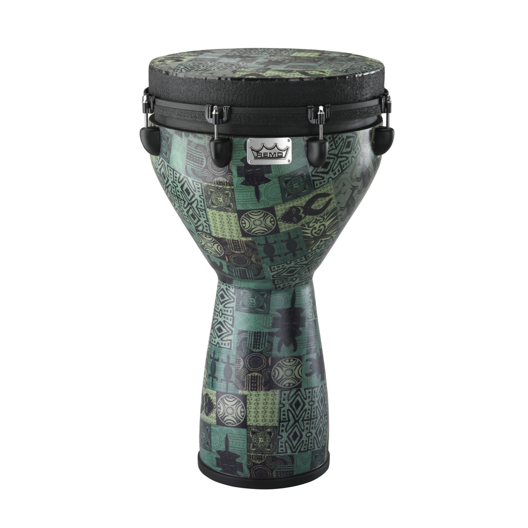 DJEMBE 25"X14" GREEN KINTE - Walmart.com