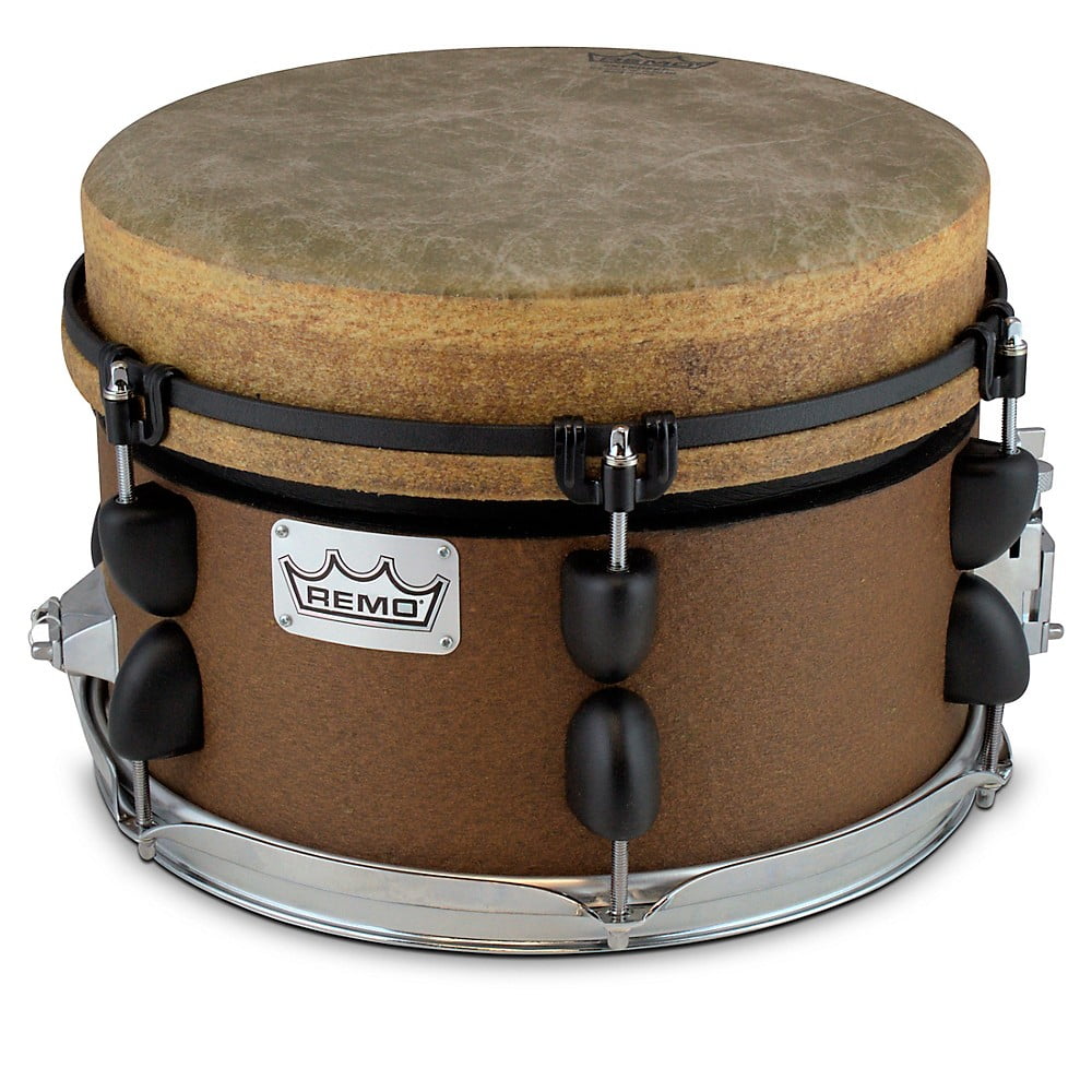 Remo Mondo Snare Drum 12 x 9 in. Brown Earth - Walmart.com
