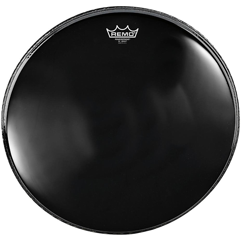 Remo Powerstroke 4 Ebony Batter Bass Drum Head with Impact Patch 20 in. - Walmart.com