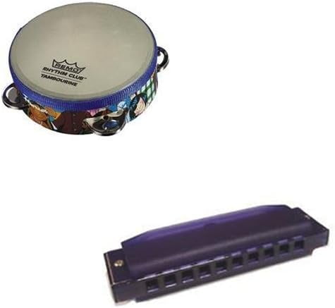 Remo Rhythm Club Kids Tambourine Deluxe w/Hohner Kids BPA FREE ...